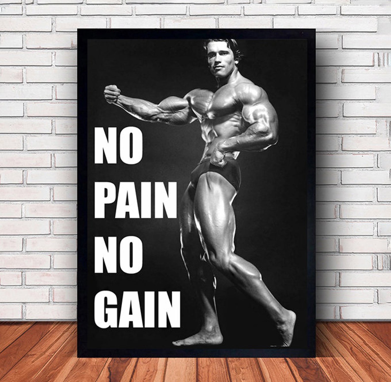 Arnold Schwarzenegger Sport Poster Canvas Wall Art Family Bedroom Decor ...