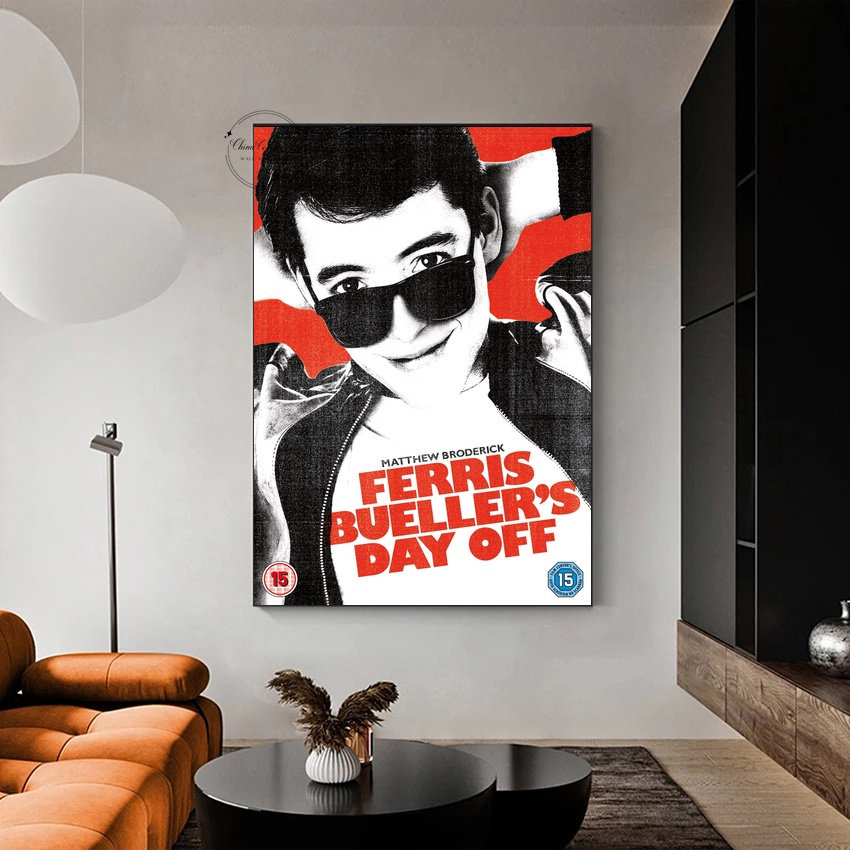 Ferris Buellers Day off Movie Poster Canvas Wall Art Family - Etsy