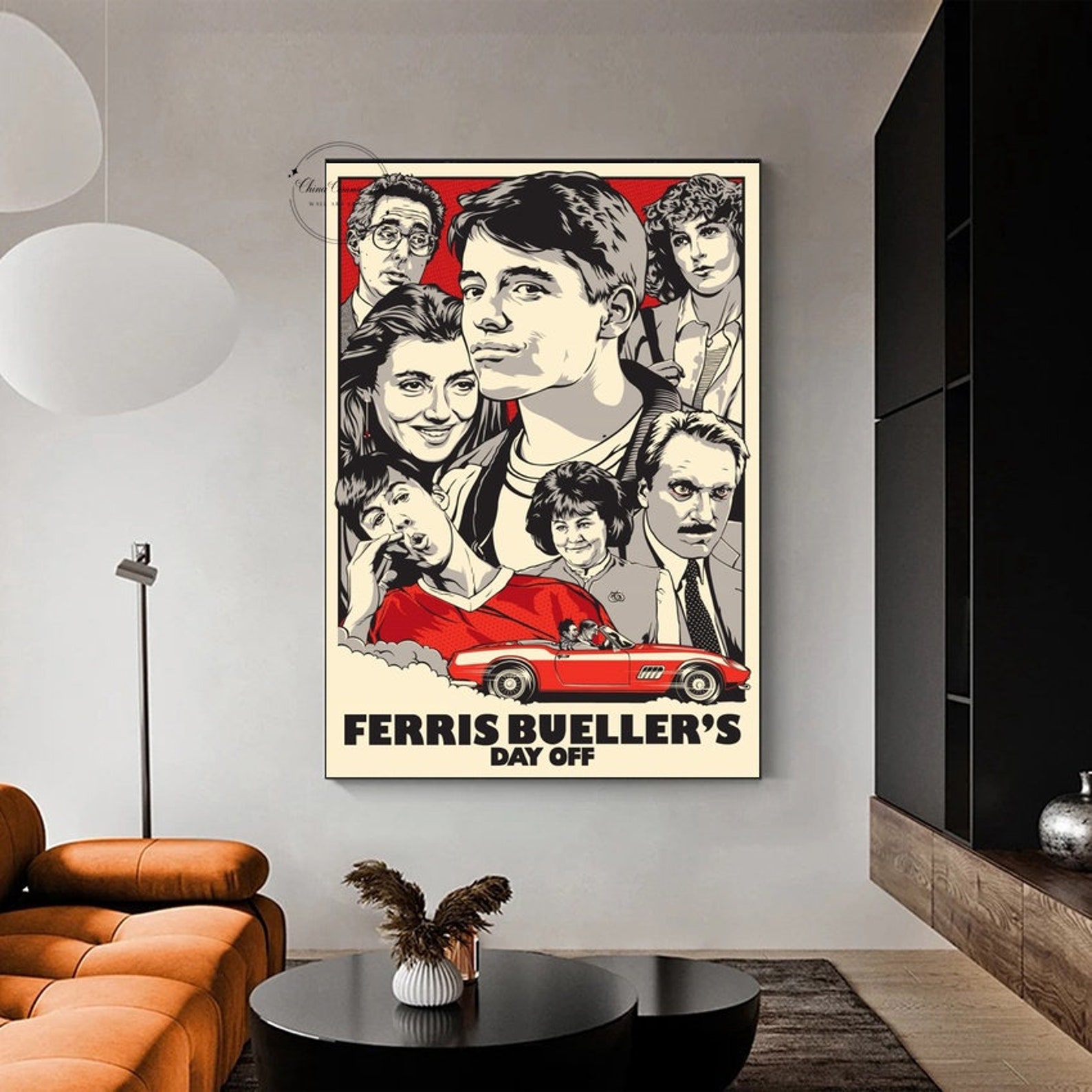 Ferris Buellers Day off Movie Poster Canvas Wall Art Family - Etsy