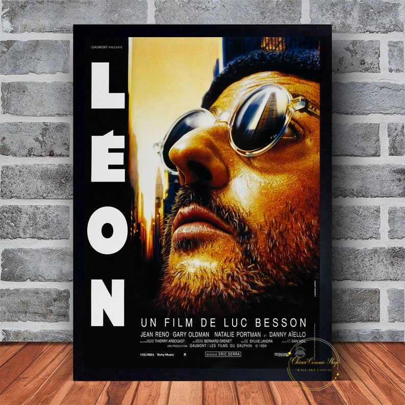 Leon the Professional Movie Poster Canvas Wall Art Family Bedroom Decor ...