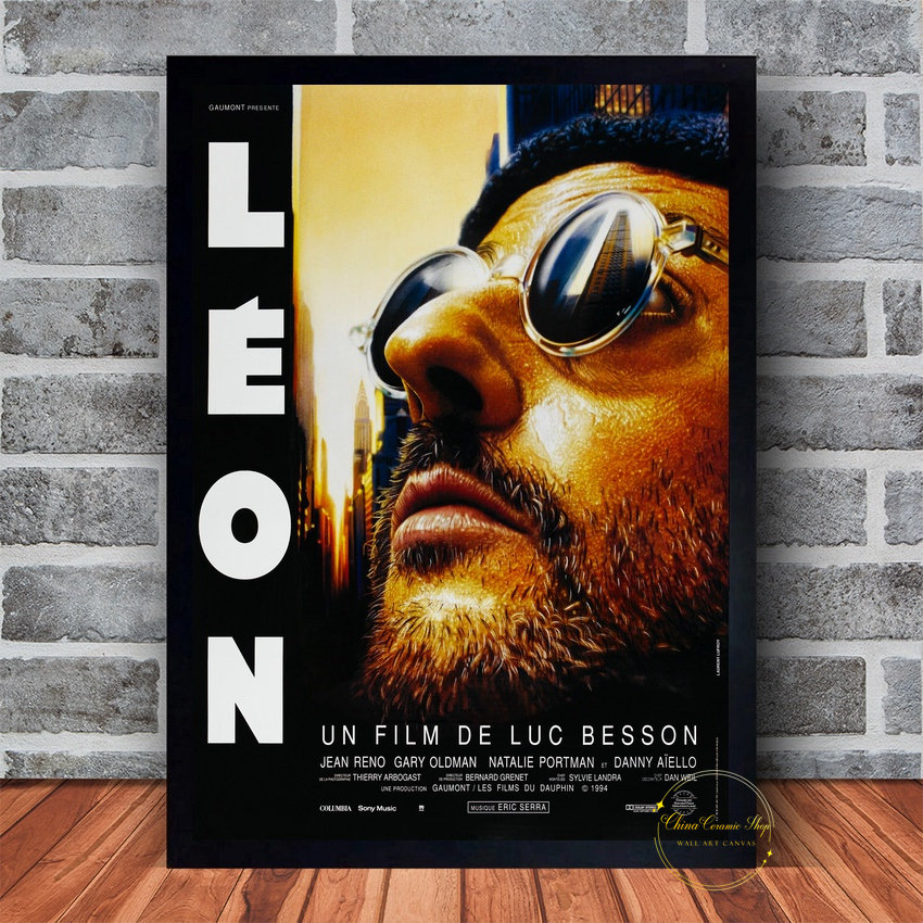 Leon the Professional Movie Poster Canvas Wall Art Family Bedroom Decor ...