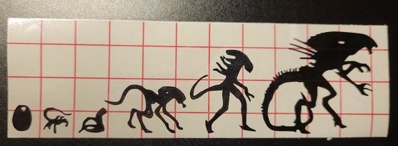 Evolution of the Xenomorph Decal - Etsy