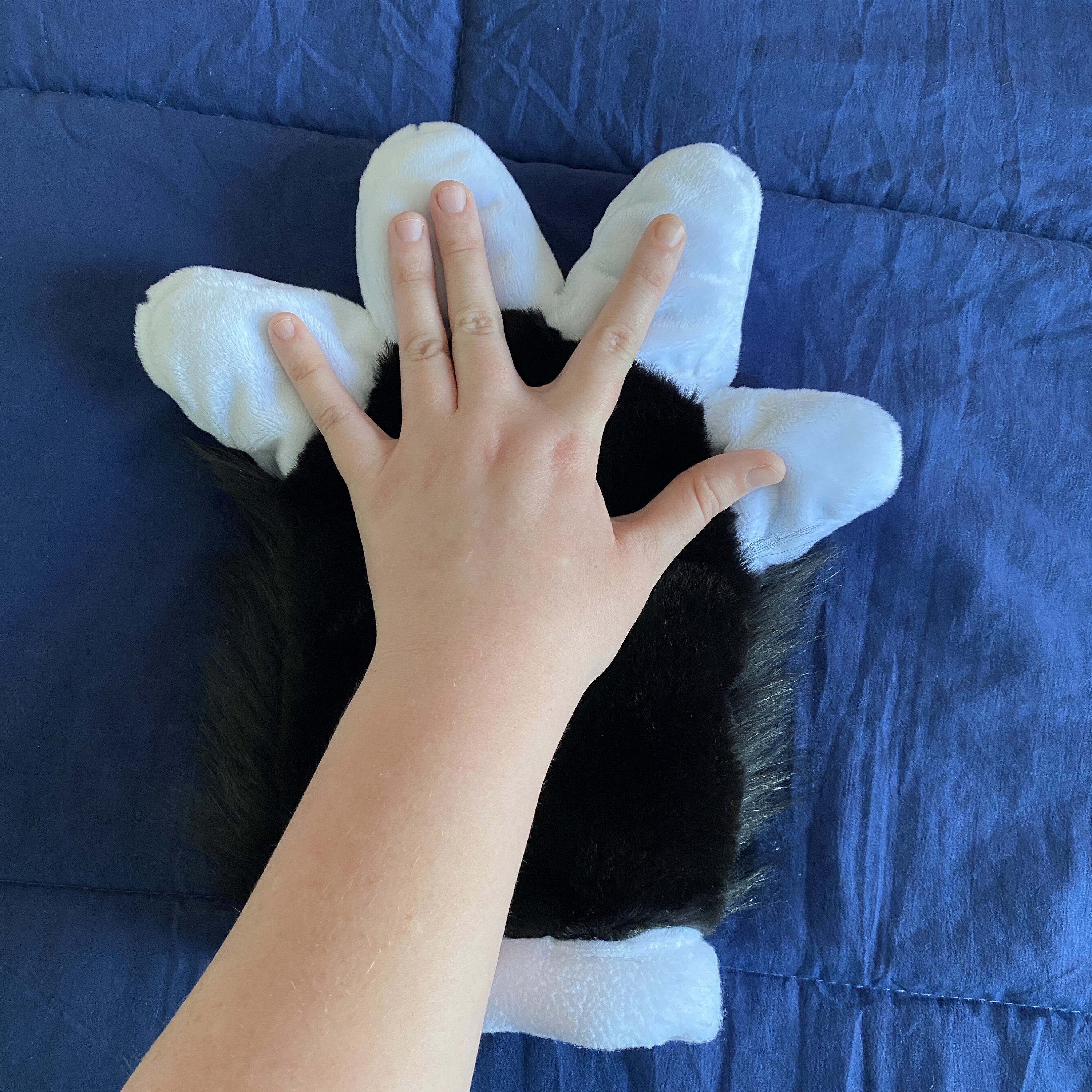 Black and White Monster Fursuit Hand Paws - Etsy