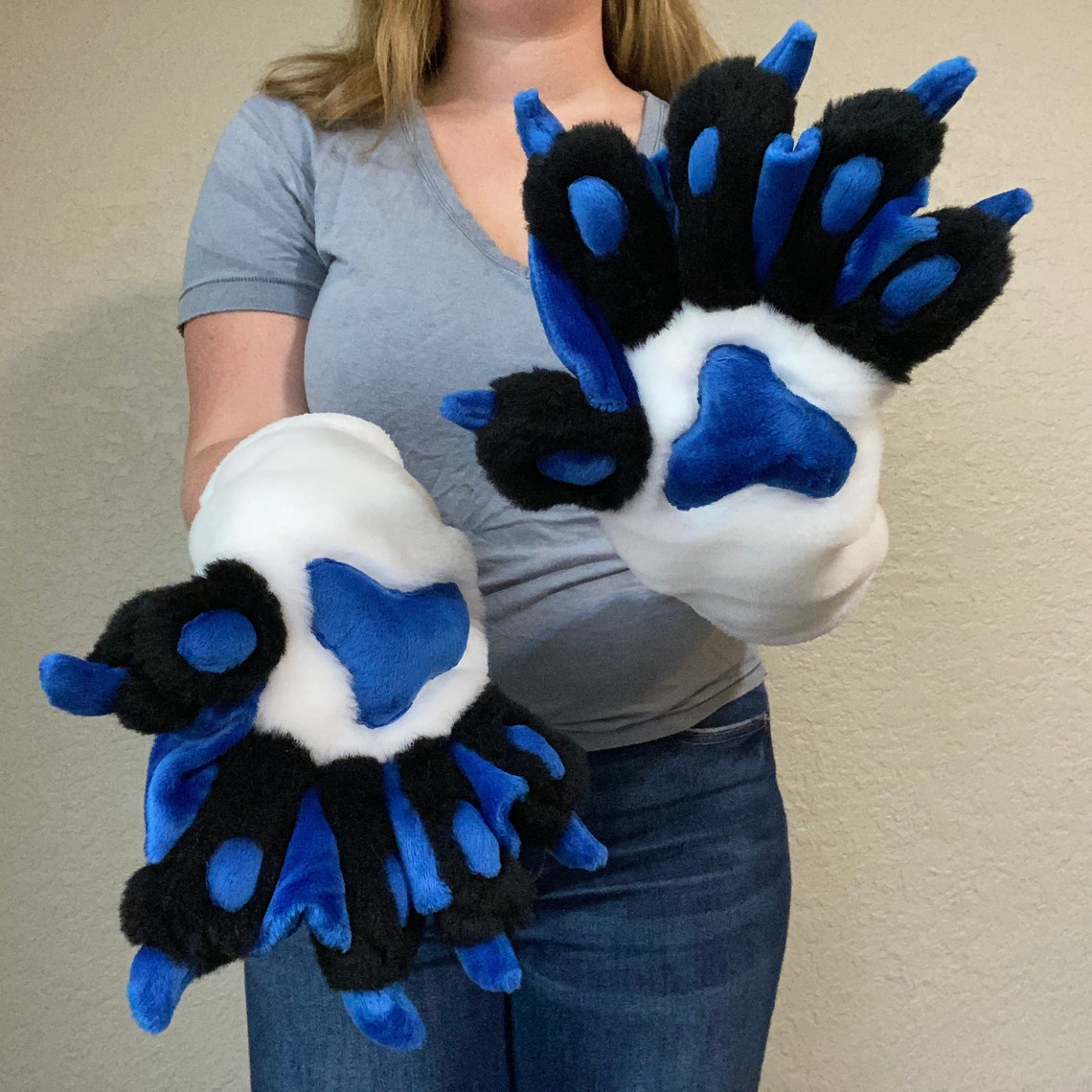 5-finger Webbed Handpaw Pattern - Etsy