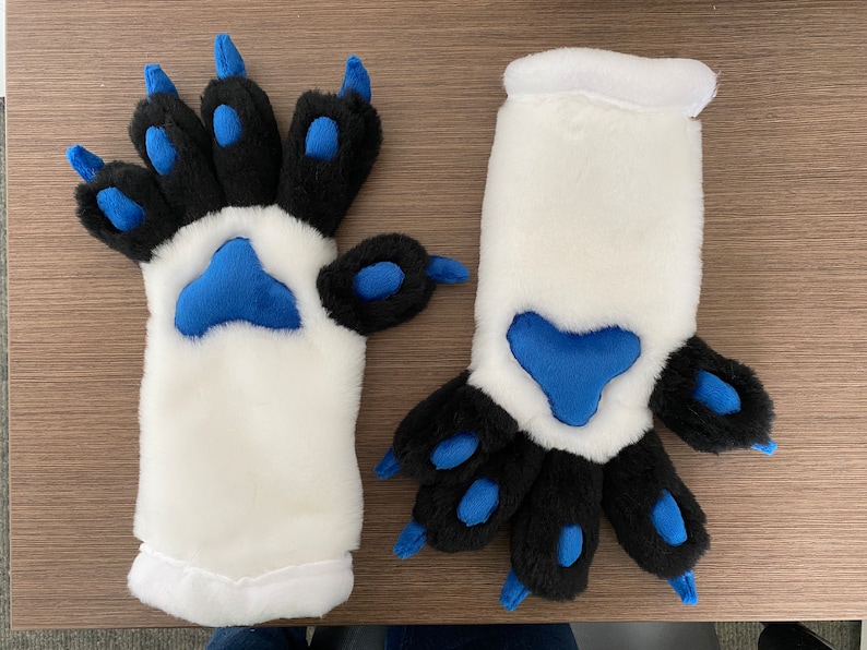 5-finger Webbed Handpaw Pattern - Etsy