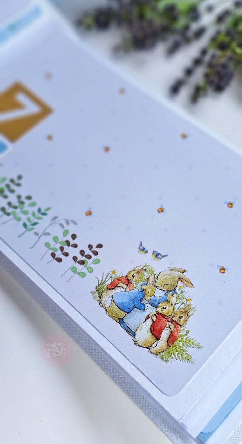 Personalized Peter Rabbit Album, Scrapbook, First Birthday Photo Album ...