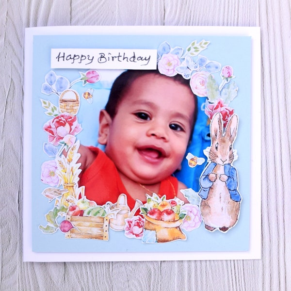 Peter Rabbit New Baby Card - Etsy