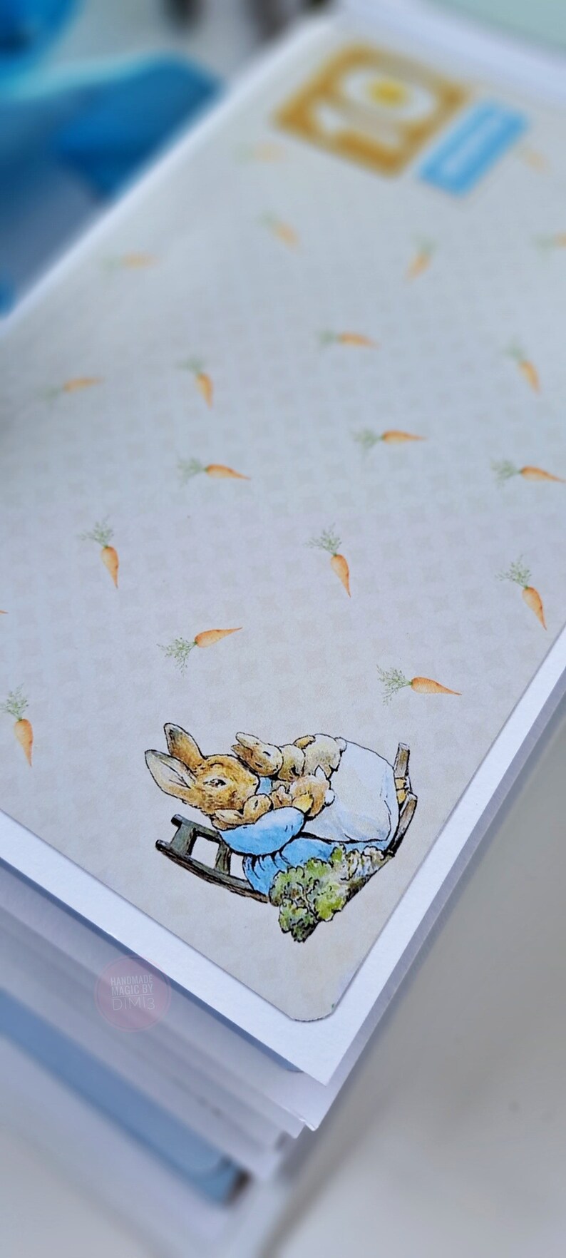 Personalized Peter Rabbit Album, Scrapbook, First Birthday Photo Album ...