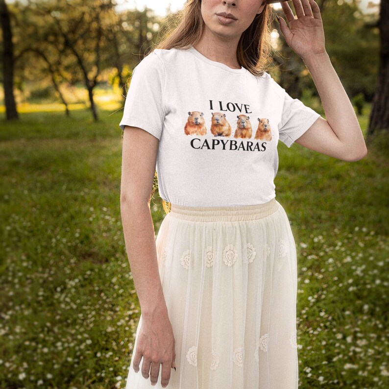 I Love Capybaras, Capybara Shirt, Capybara Gift, Capybara Lover ...