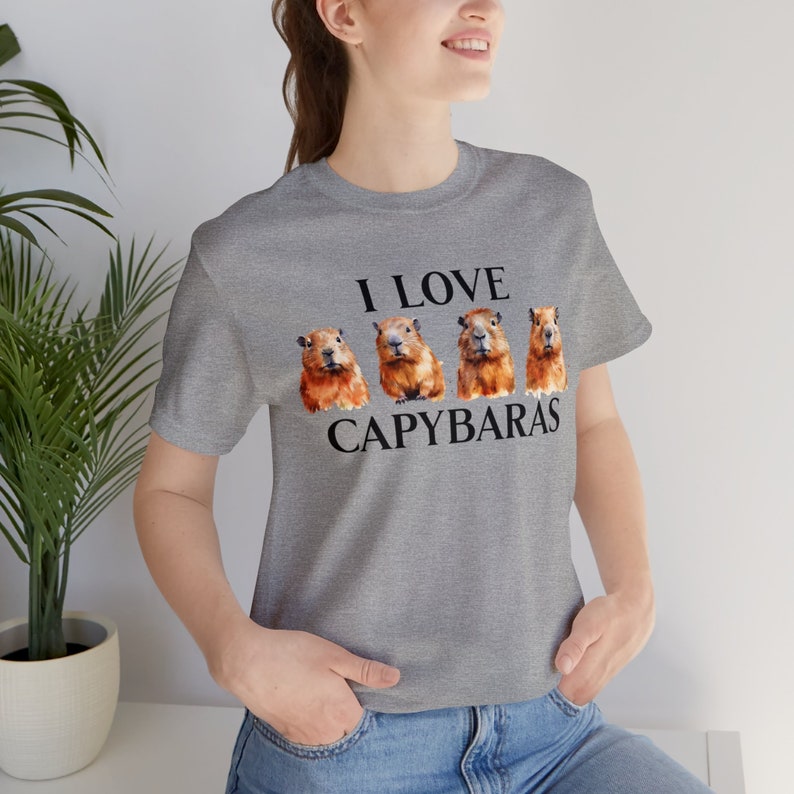 I Love Capybaras, Capybara Shirt, Capybara Gift, Capybara Lover ...