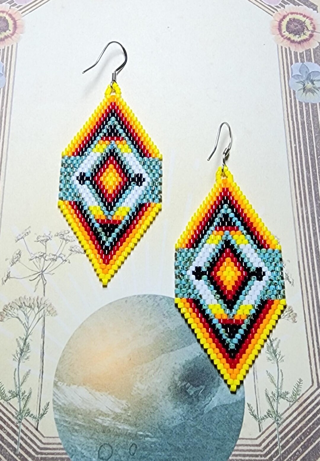 ISHKODE {fire} Pendant Earrings | Authentic Native American Made | Ode ...