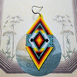 ISHKODE {fire} Pendant Earrings | Authentic Native American Made | Ode ...