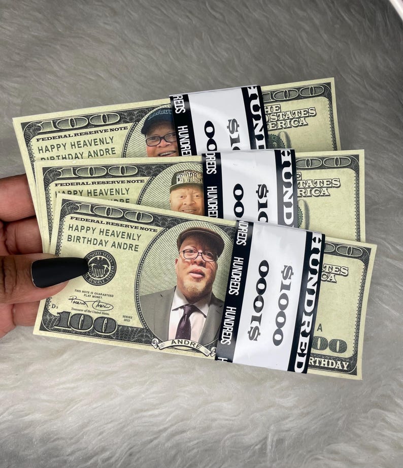 Custom Play Money, Custom Money, Birthday Money, Wedding Money, Stack ...