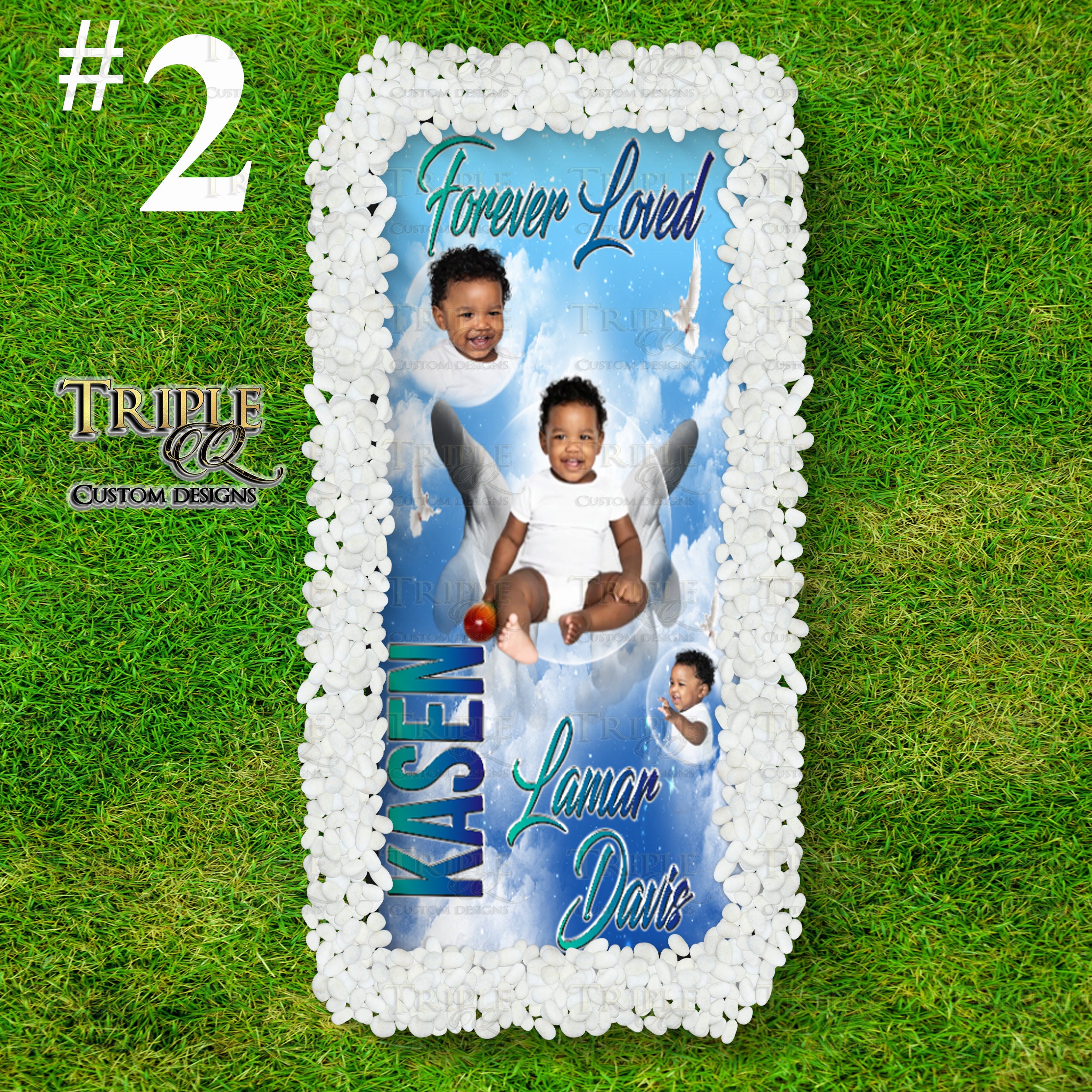 Custom Grave Blanket / Memorial Blanket / Grave Cover - Etsy