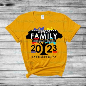 WAZZUP Family - Reunion Shirt - Etsy