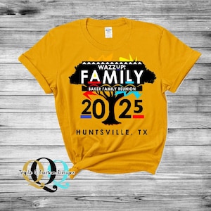 WAZZUP Family - Reunion Shirt - Etsy