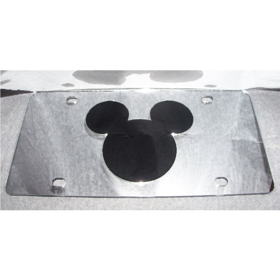 Mickey Mouse Inspired Acrylic Mirror Laser Cut License Plate - Etsy