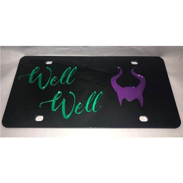 Maleficent License Plate - Etsy