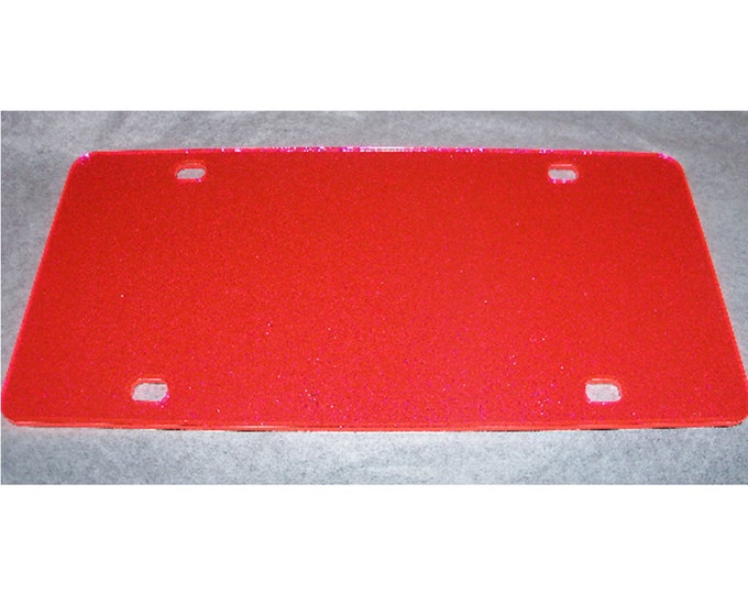 Acrylic ABS Backs for License Plates - Etsy