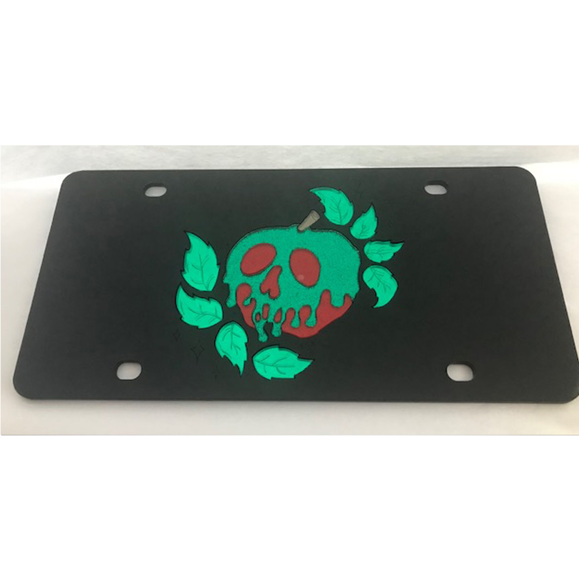 Poison Apple Evil Queen Inspired Sparkle License Plate | Etsy
