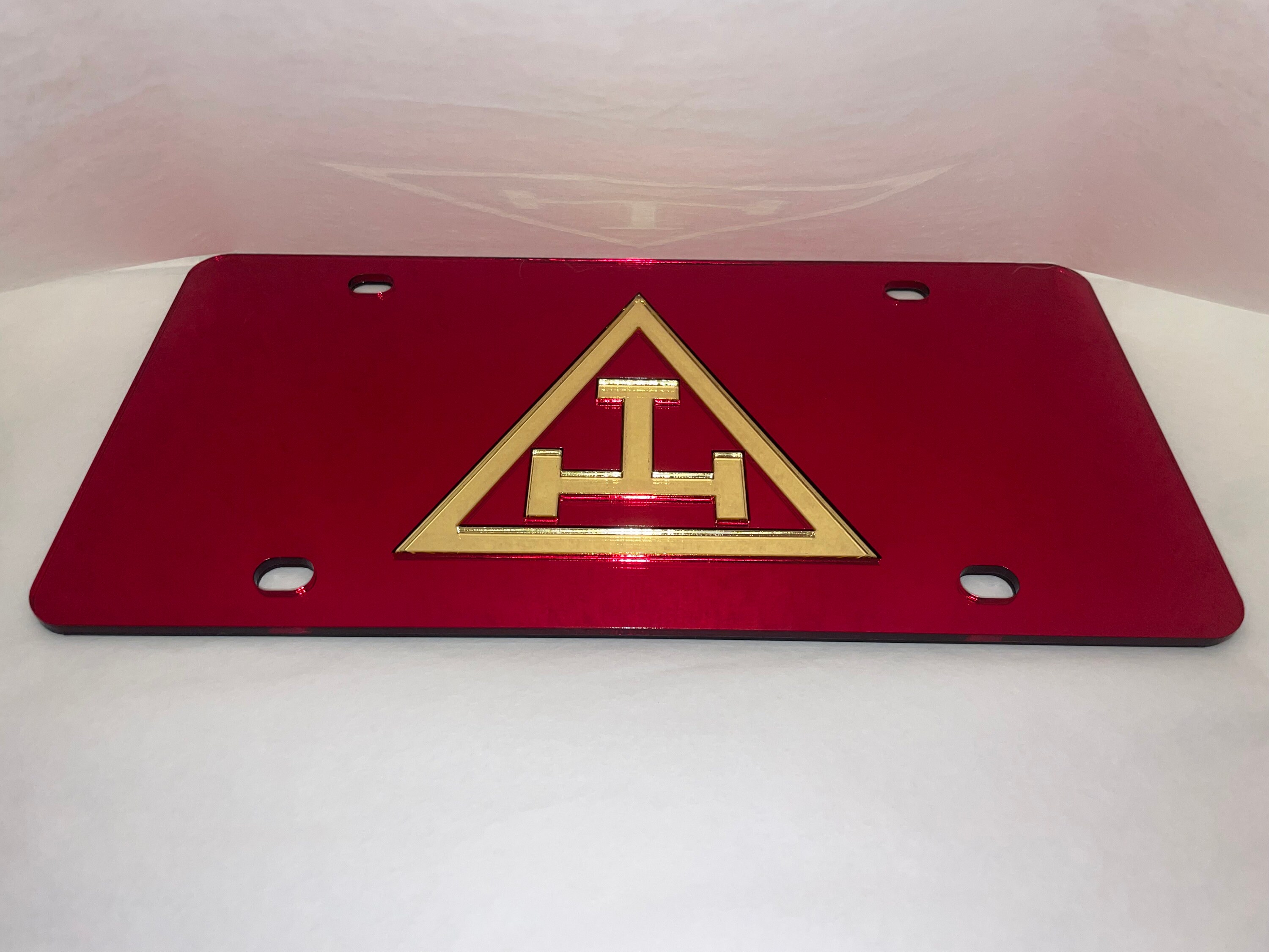 Royal Arch Lodge License Plate Color's Red/gold NEW!! Any Color ...