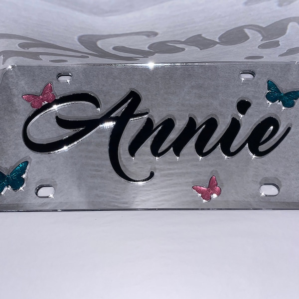 Mirror License Plate - Etsy