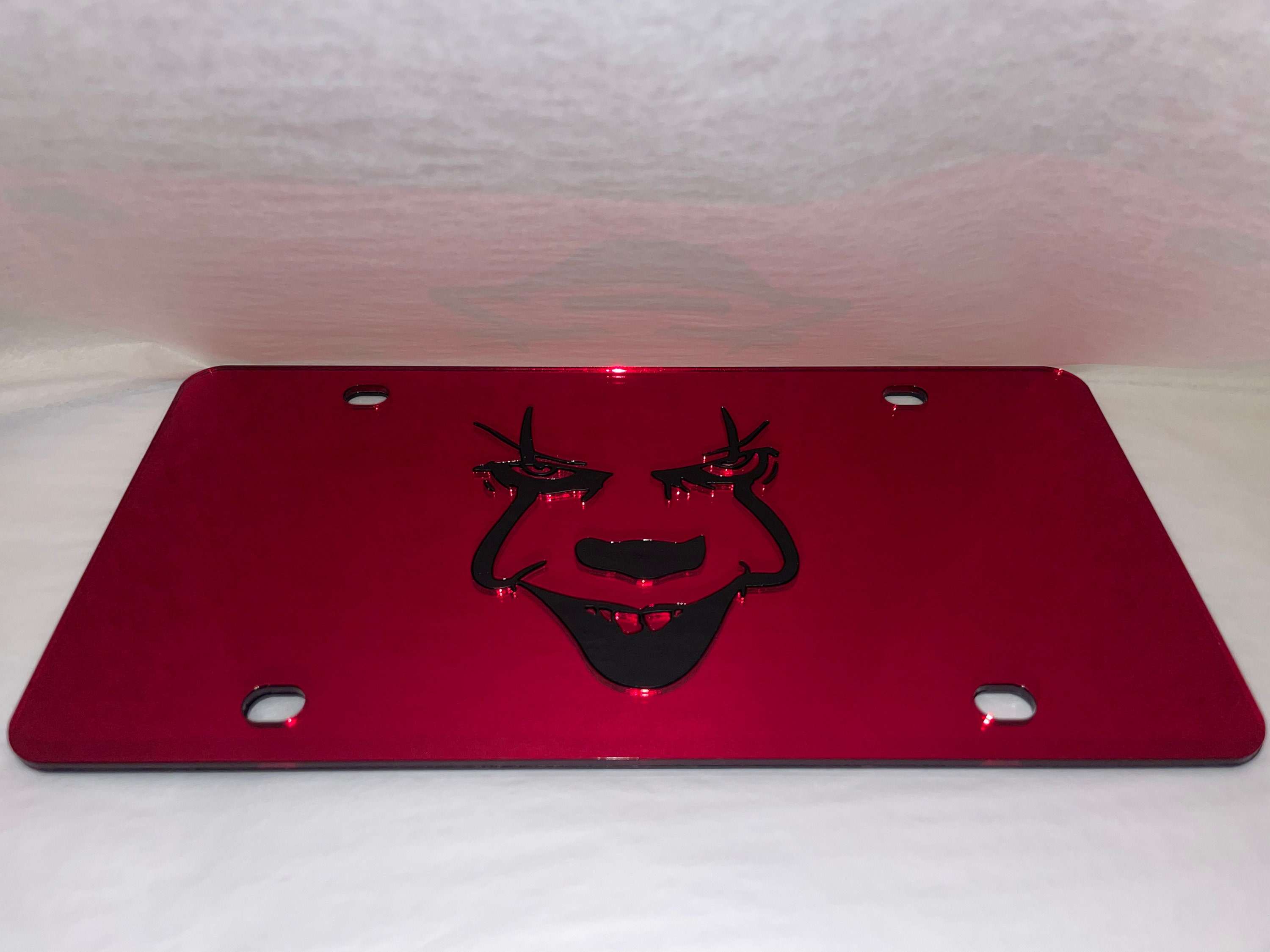 Pennywise Inspired Laser Cut Acrylic License Plate - Etsy
