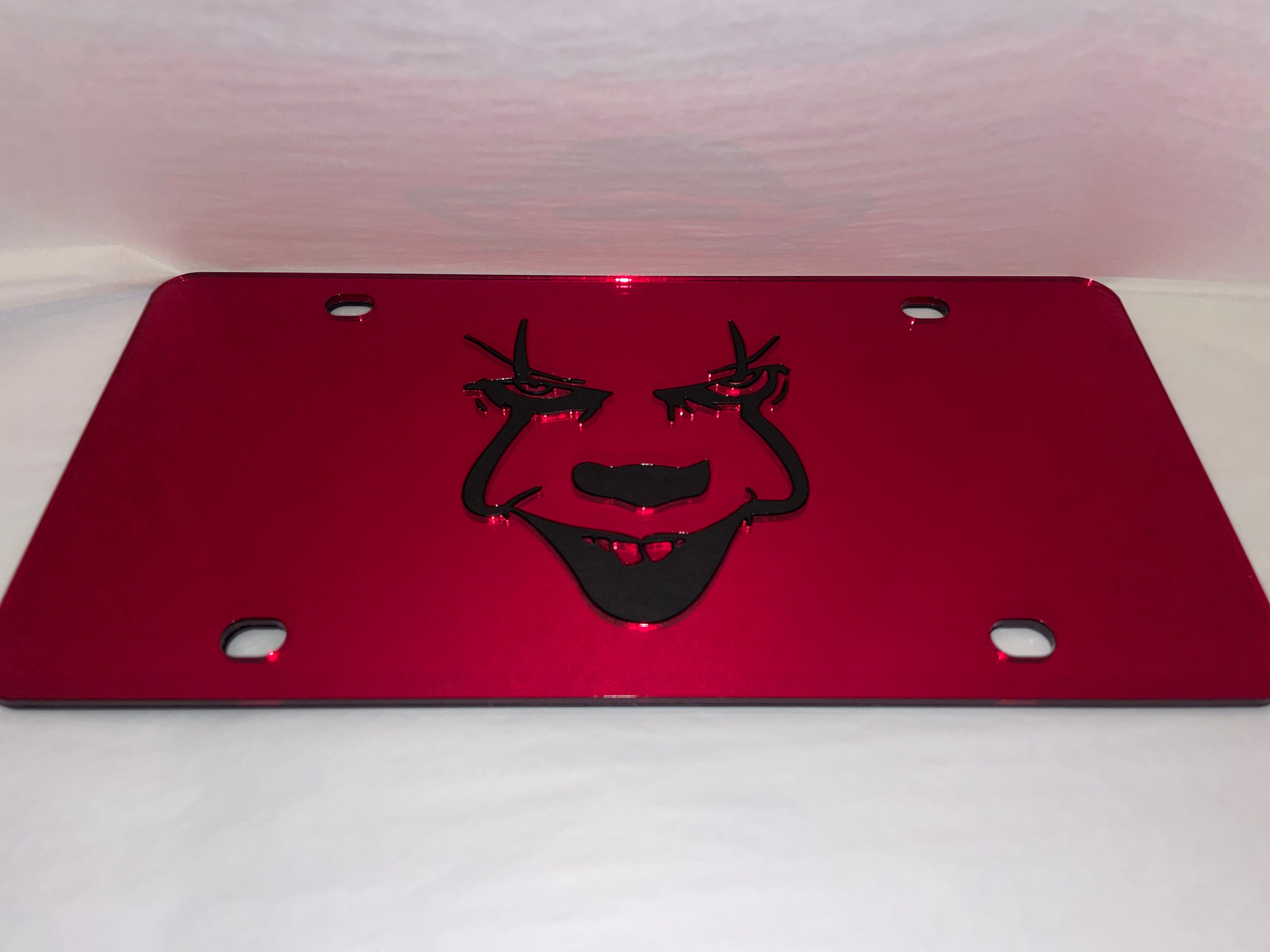 Pennywise Inspired Laser Cut Acrylic License Plate - Etsy