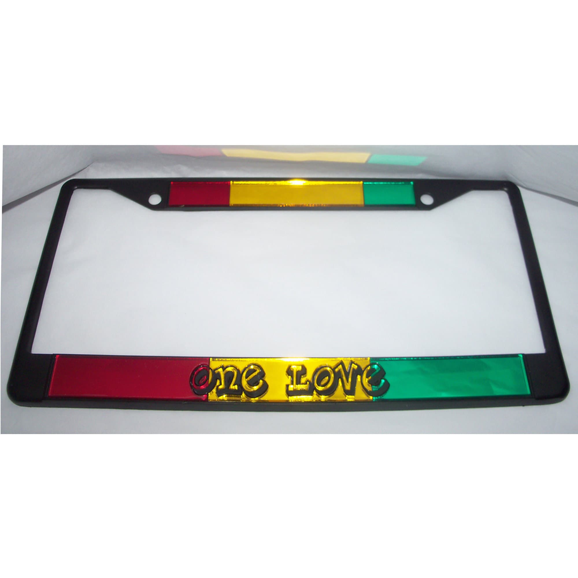 Bob Marley Reggae One Love Rastafarian License Plate Frame - Etsy