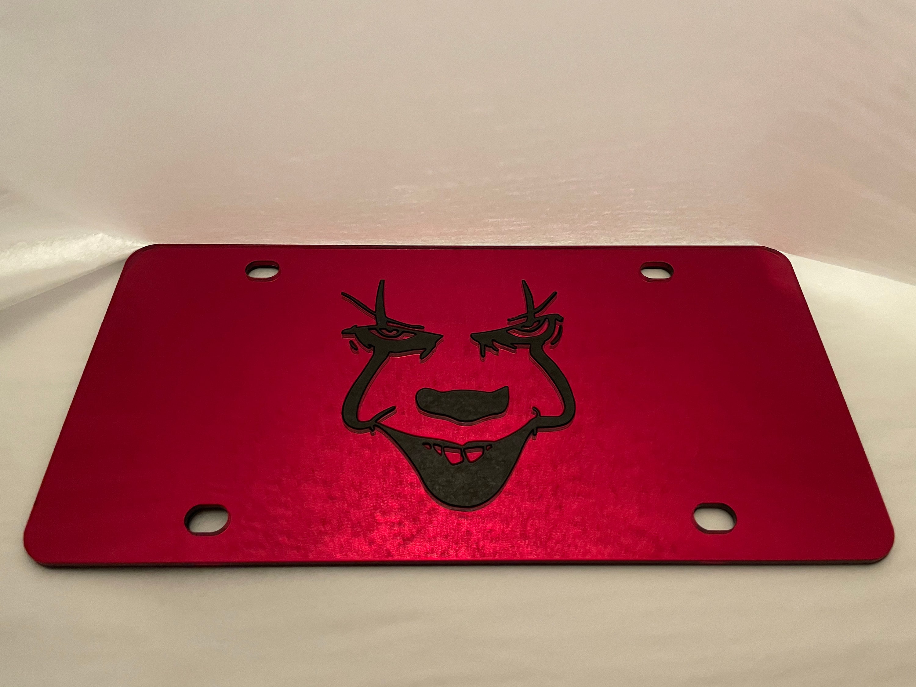 Pennywise Inspired Laser Cut Acrylic License Plate - Etsy