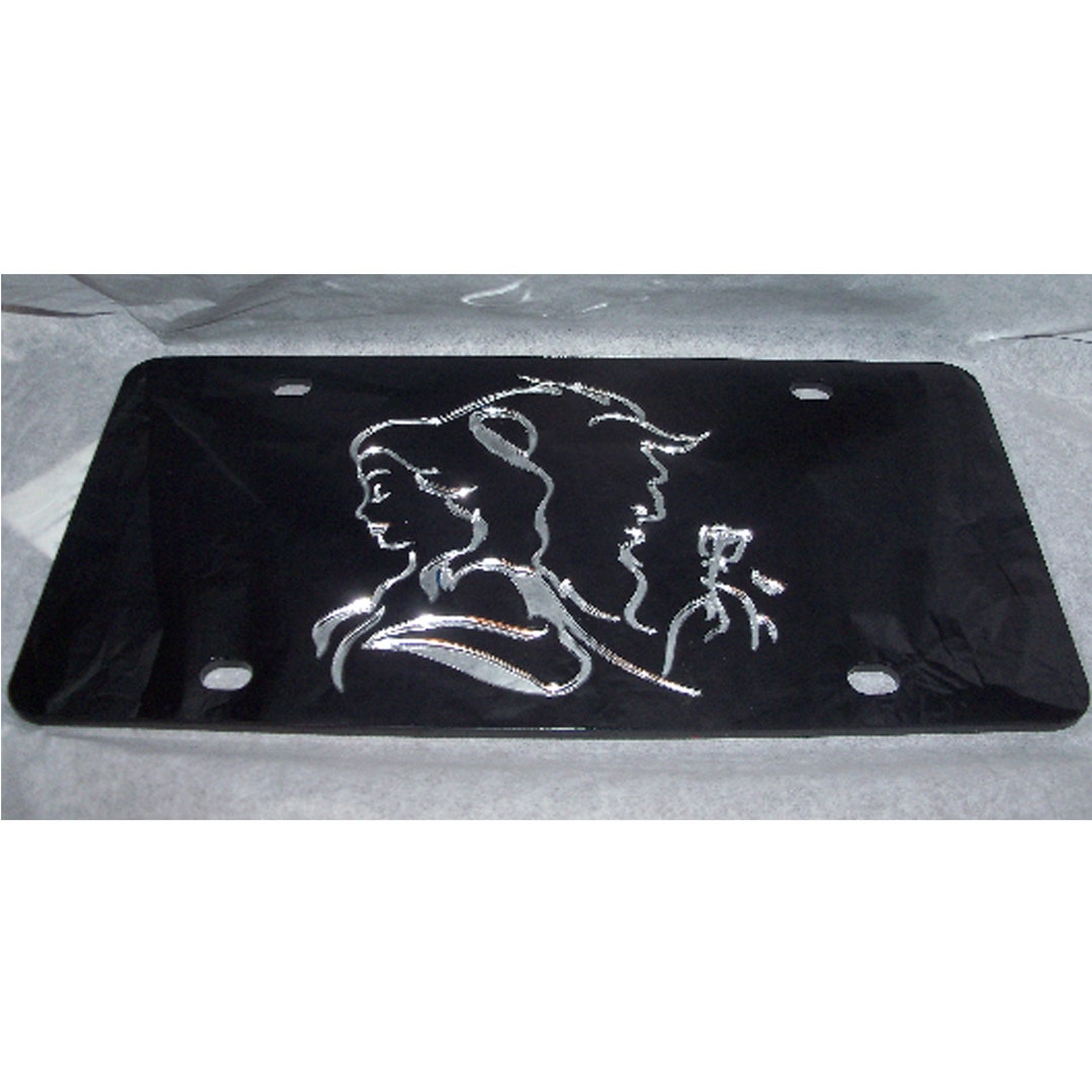Beauty and the Beast Inspired Laser Cut License Plate NEW - Etsy