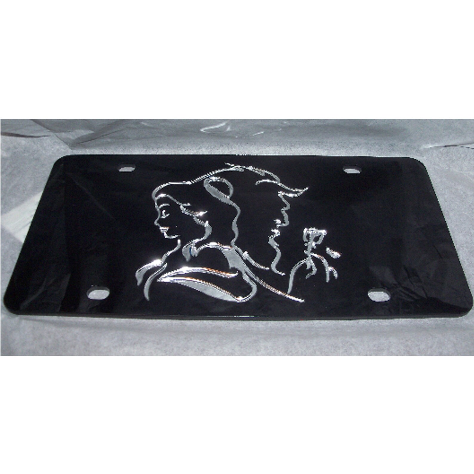 Beauty and the Beast Inspired Laser Cut License Plate NEW | Etsy