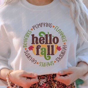 Retro Fall SVG Bundle, Hello Fall Svg, Pumpkin Svg, Fall Svg, Autumn ...