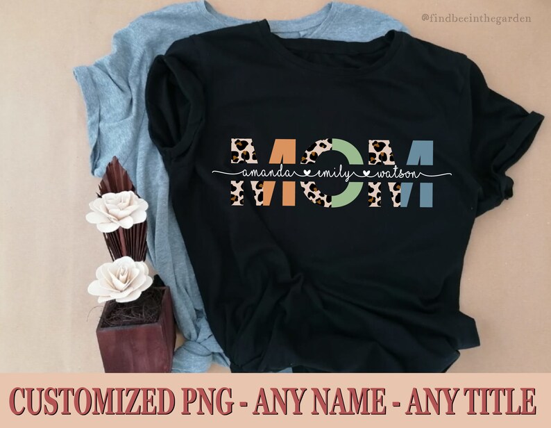 Custom Mom PNG Personalized Mom PNG Mom Monogram Split Png - Etsy