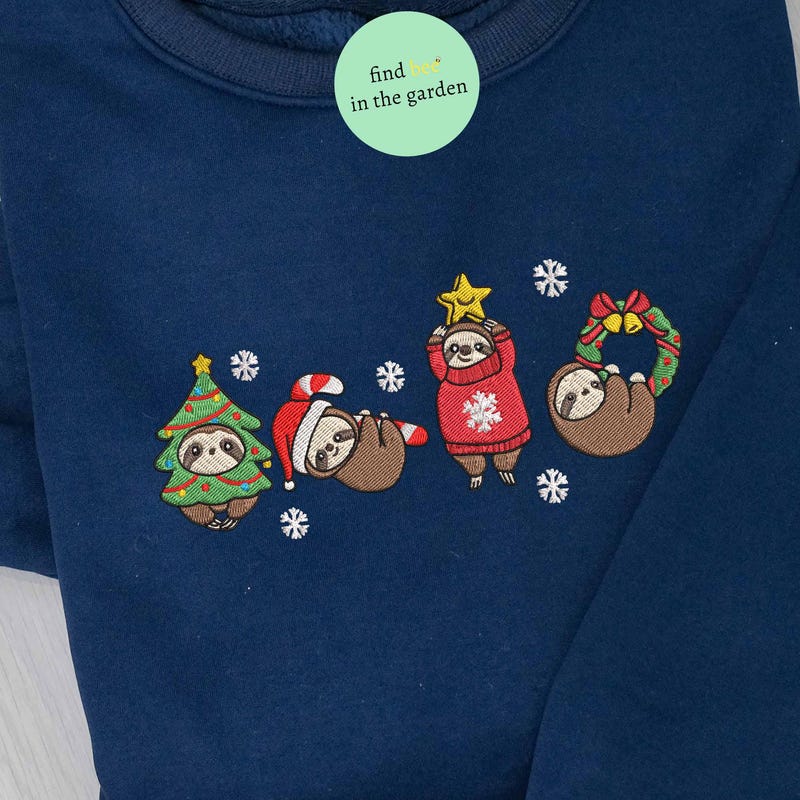 Sloth Christmas - Etsy