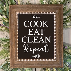 Farmhouse Kitchen SVG Bundle, Rustic Kitchen Svg, Kitchen Svg, Kitchen ...