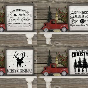 Farmhouse Christmas SVG Bundle, Rustic Christmas Svg, Christmas Decor ...