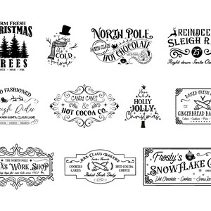 Farmhouse Christmas SVG Bundle, Rustic Christmas Svg, Christmas Decor ...