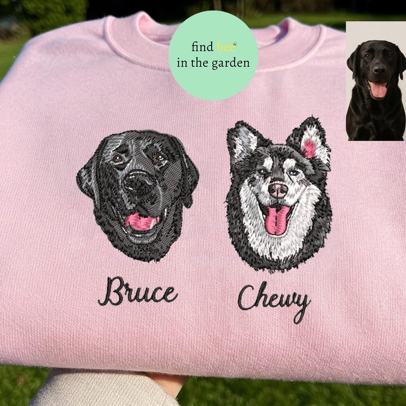Custom Sweaters With Two Dogs - Etsy