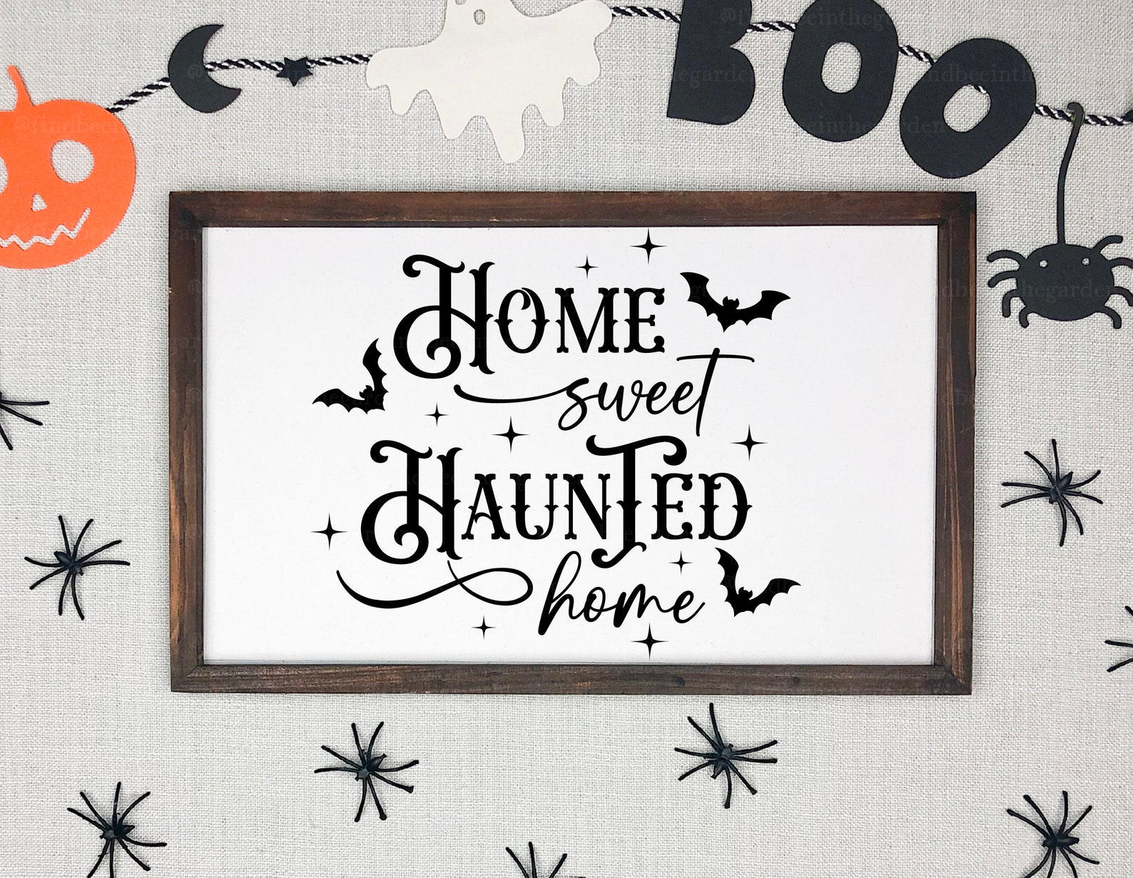 Home Sweet Haunted Home Svg Vintage Halloween Svg Halloween - Etsy