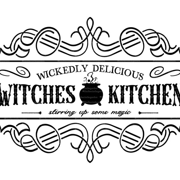 Kitchen Witch Sign - Etsy