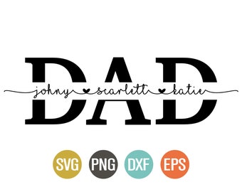 Card Making & Stationery Paper, Party & Kids Transparent Dad Split Text ...