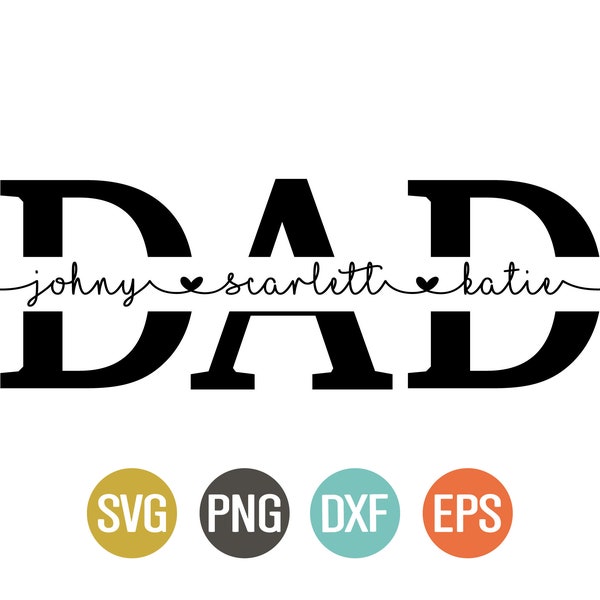 Dad Monogram Svg - Etsy