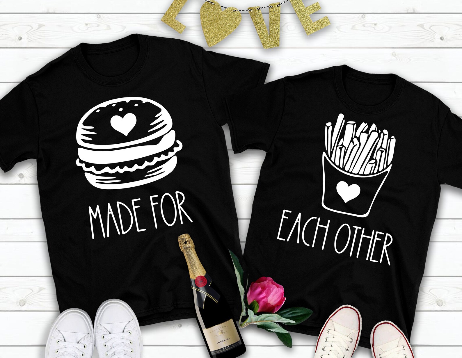 Couple SVG Bundle, Matching Couple Svg, Couple Svg for Shirt, Valentine ...