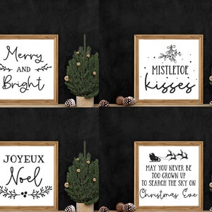 Farmhouse Christmas SVG Bundle, Rustic Christmas Svg, Christmas Decor ...