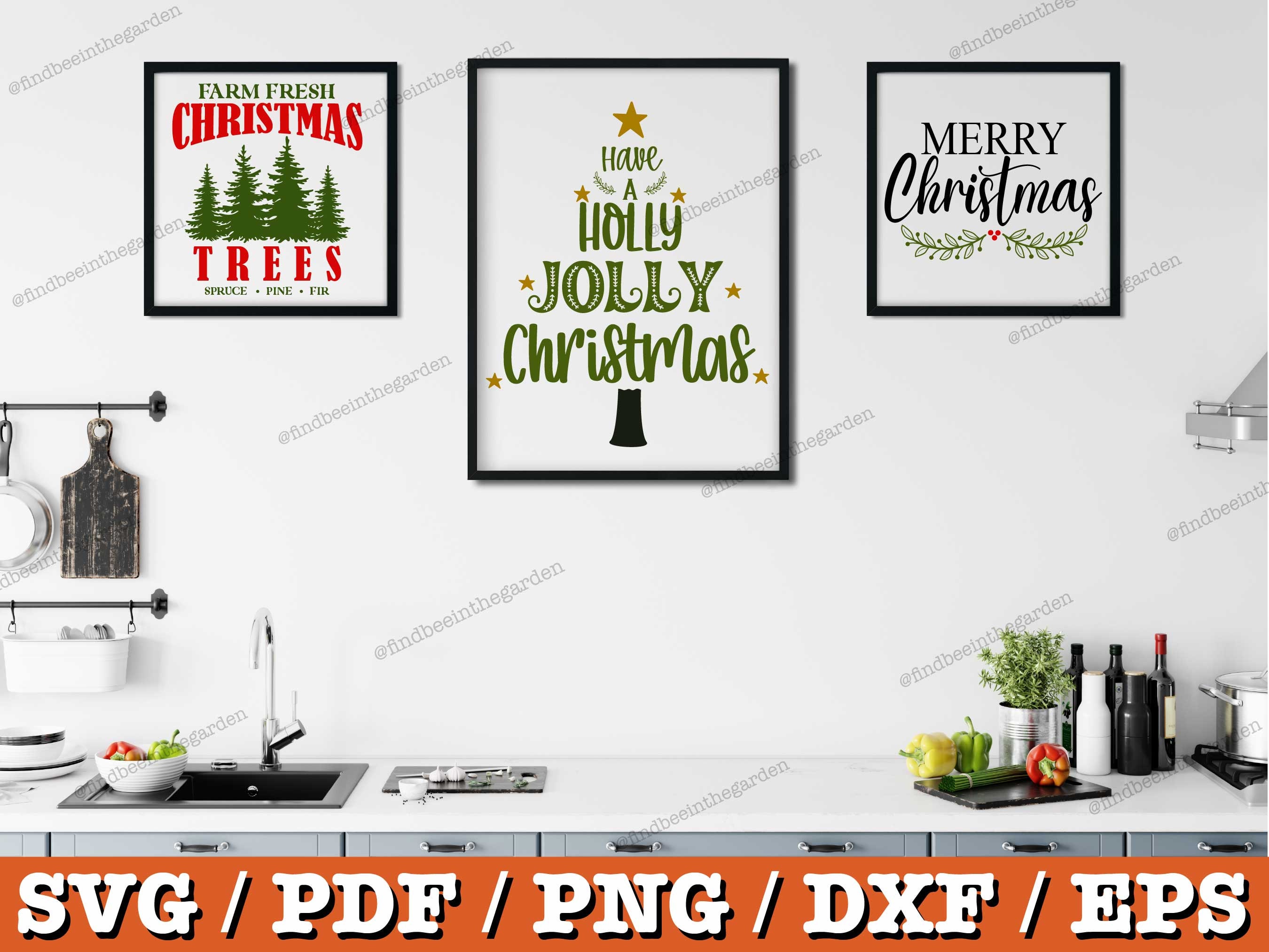 Farmhouse Christmas Svg Christmas Bundle Svg Winter Svg | Etsy