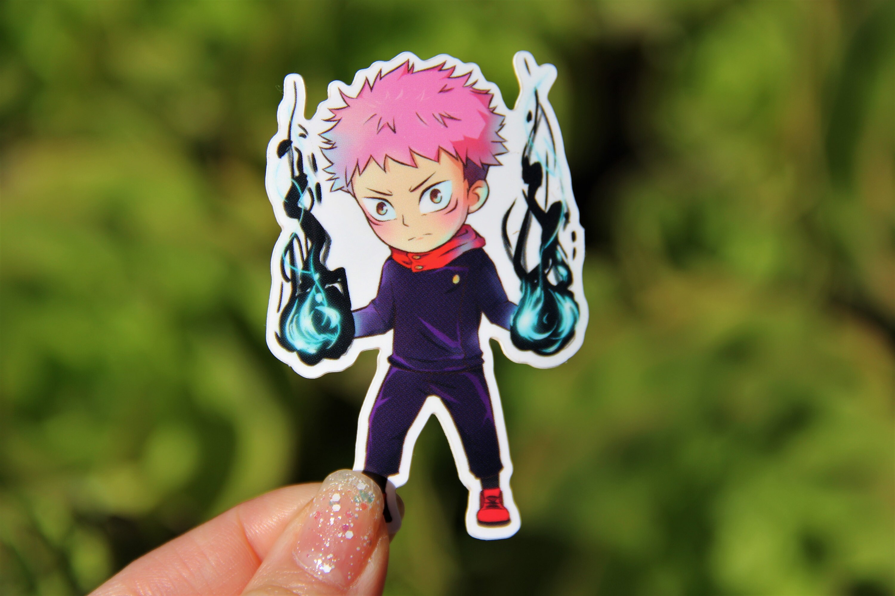 Shonen Anime Chibi Character Sticker - Etsy