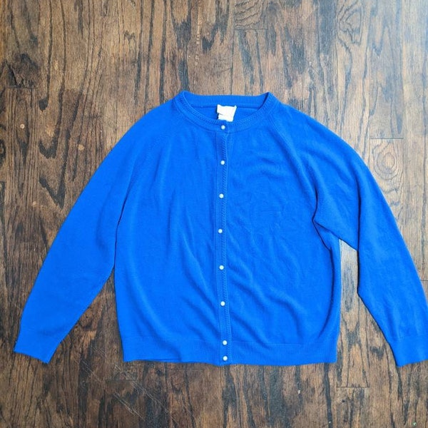 Royal Blue Cardigan - Etsy