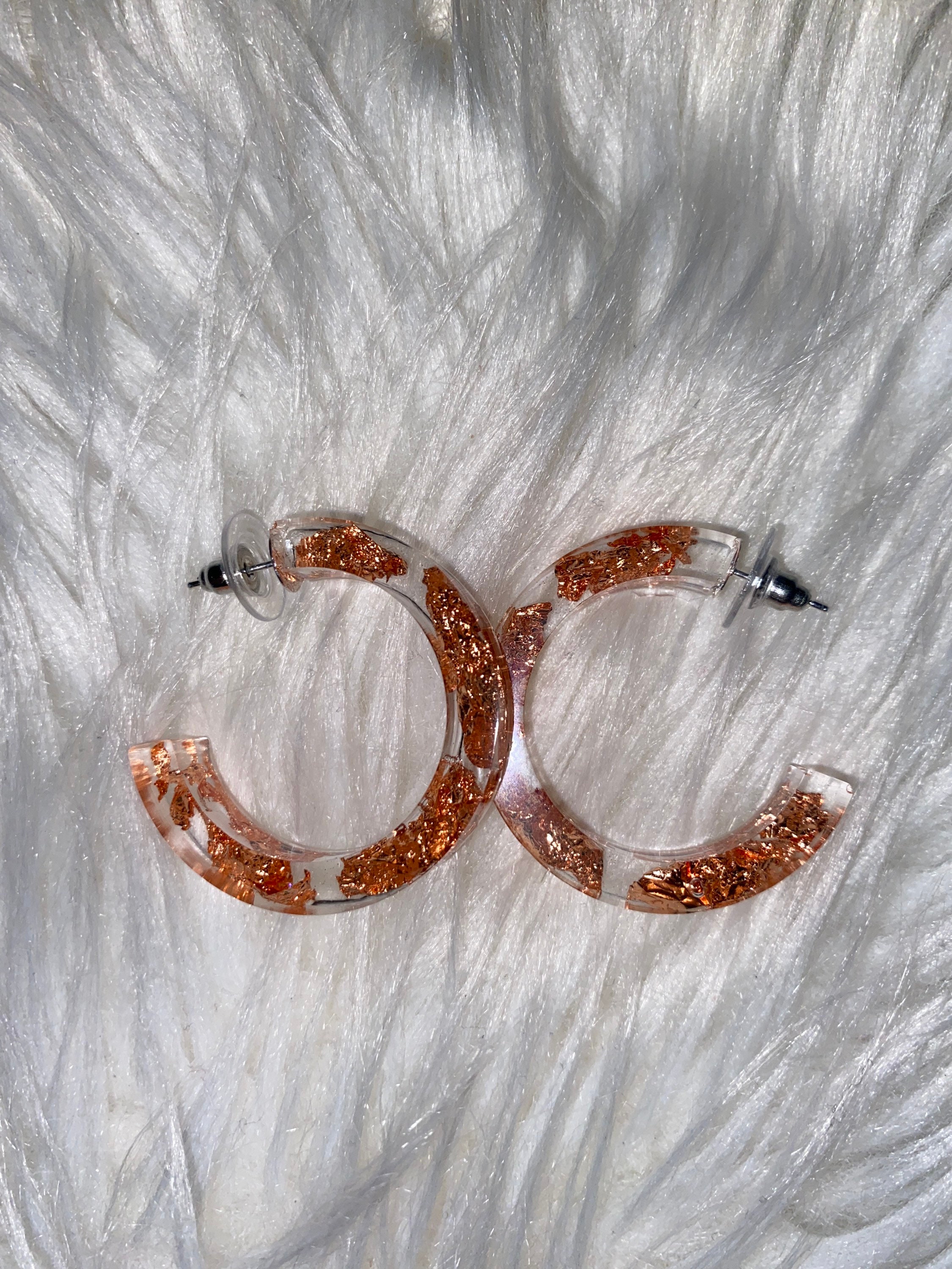 Rose Gold Small Hoops - Etsy