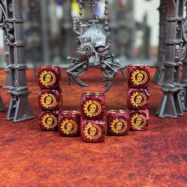Adeptus Mechanicus Dice - Etsy